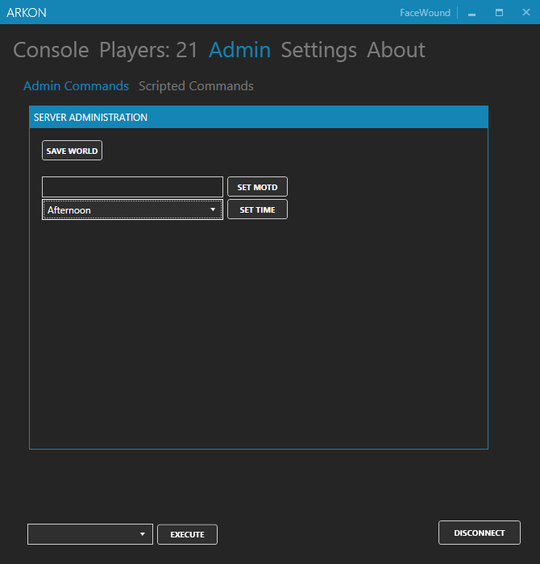 Ark Survival Evolved Rcon Server Tool Arkon Server Administration