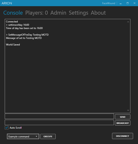 Ark Survival Evolved Rcon Server Tool Arkon Server Administration